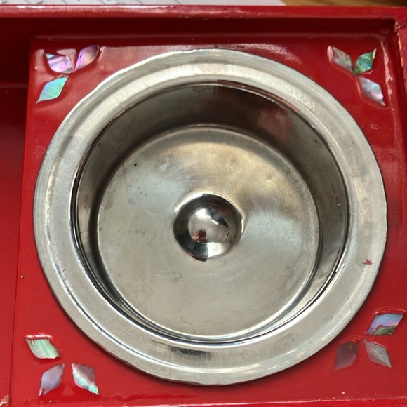 vintage smoker box signed J YOUNG | Accents | Vintage Smoker Box W ...